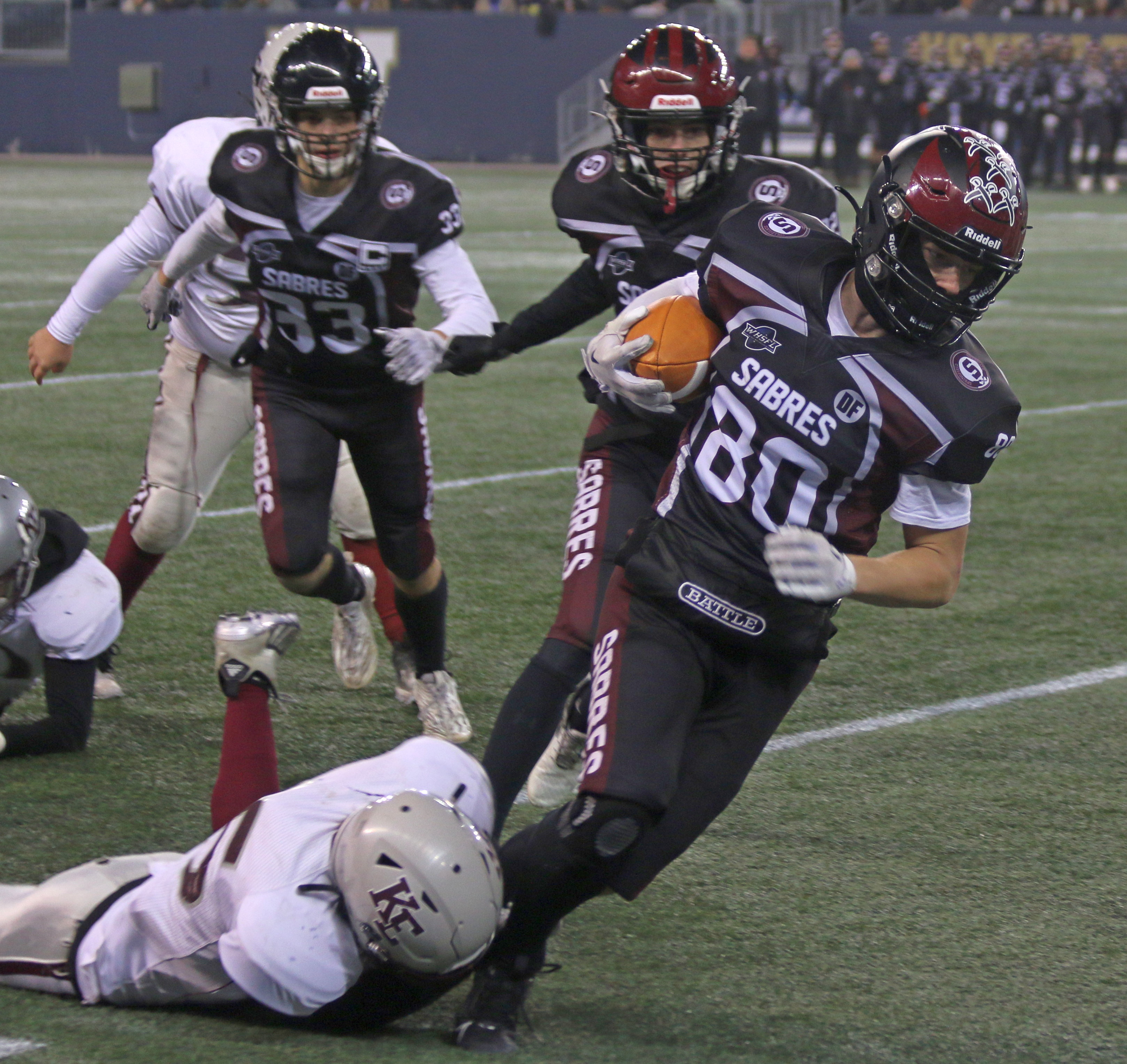 Springfield Sabres win football banner at IG Field – The Carillon