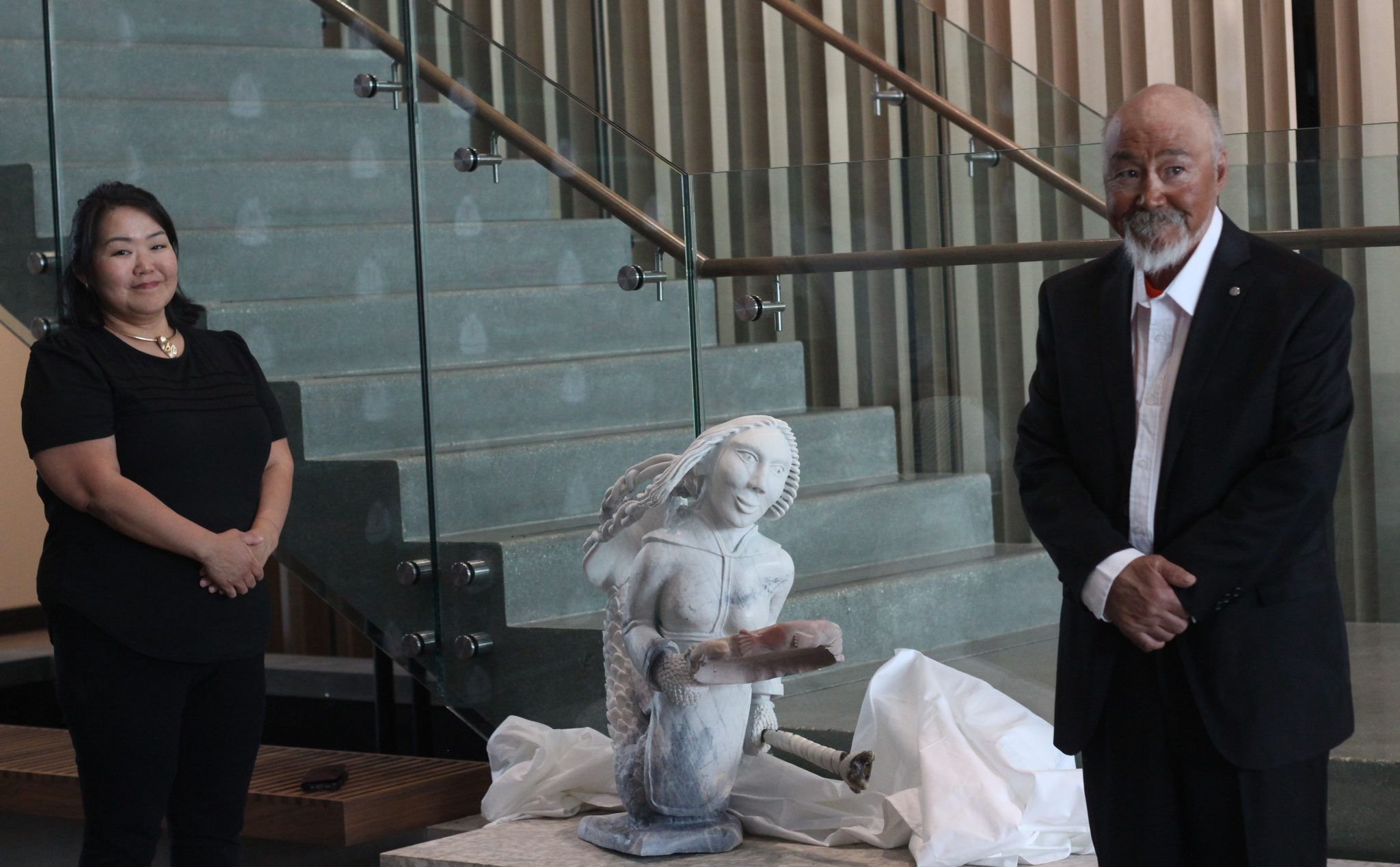 Unveiling an Inuit Goddess sculpture – The Carillon